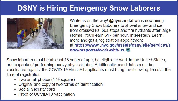 Job Postings – Brooklyn Community Board 10